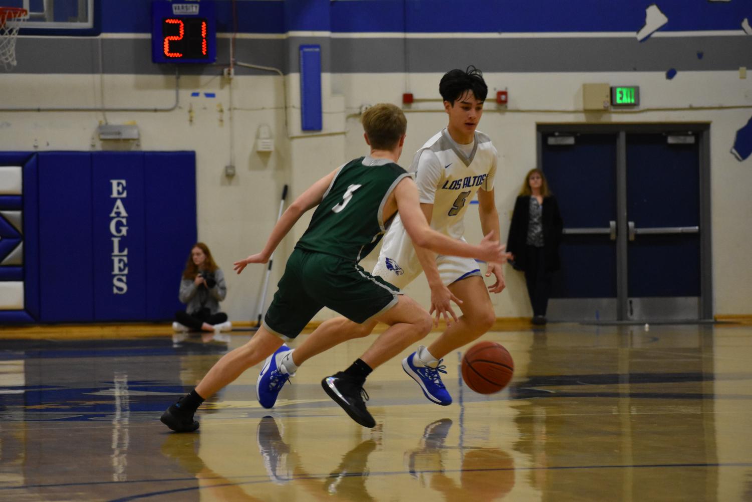 Varsity boys basketball breaks undefeated streak – The Talon